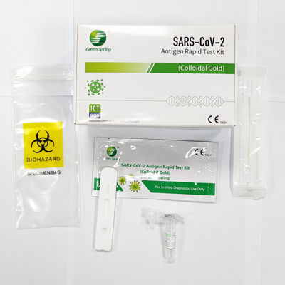 SARS-CoV-2 Antigen Swab Test Kit 10 Tests/Kit CE For Nasal Rtk Antigen ...